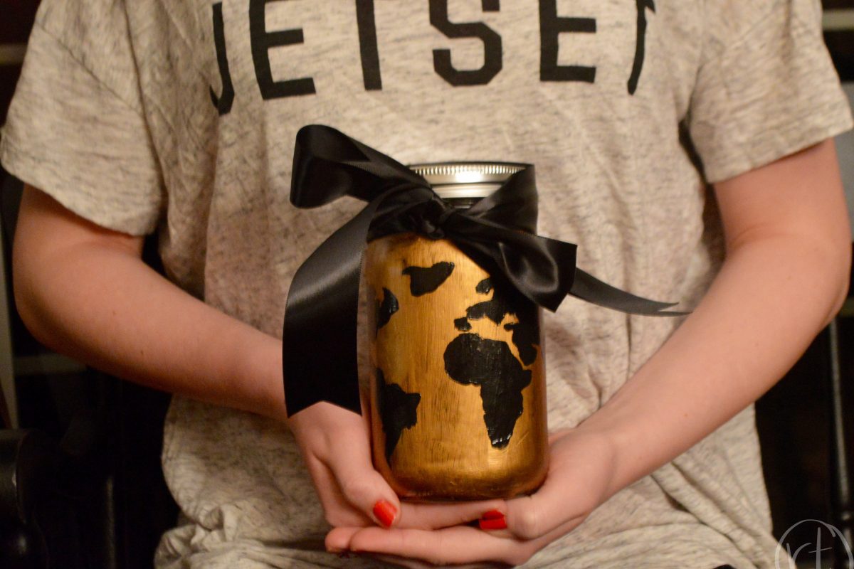DIY Travel Mason Jar - round trip