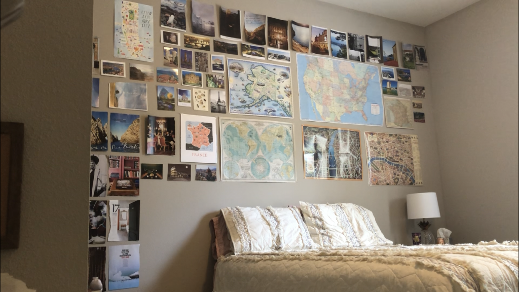 Vlog: Travel-Themed Room Tour - round trip